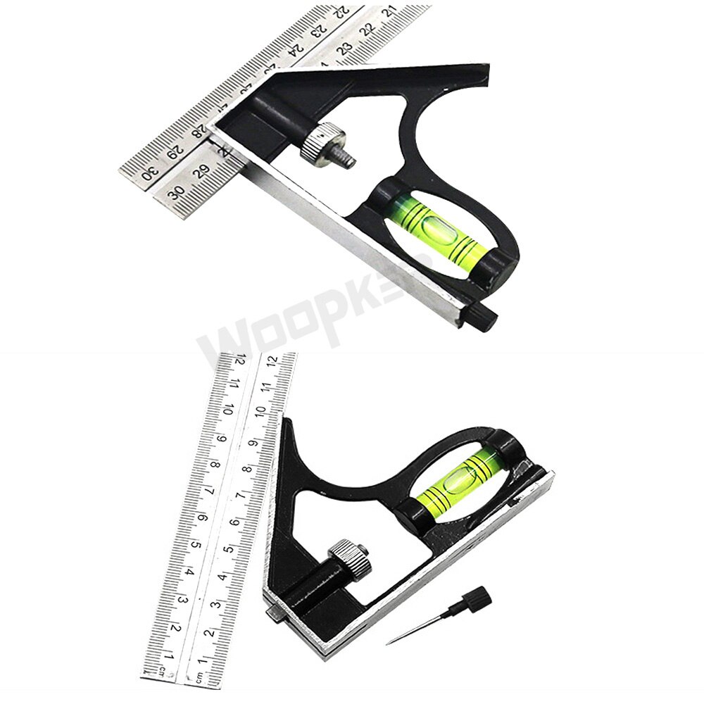 Adjustable 300mm Sliding Combination Square Ruler ... – Grandado