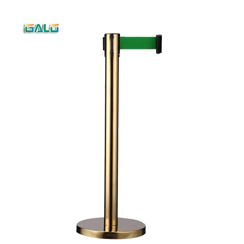 Golden pillar Retractable Belt Queue Line Stand Ro... – Vicedeal