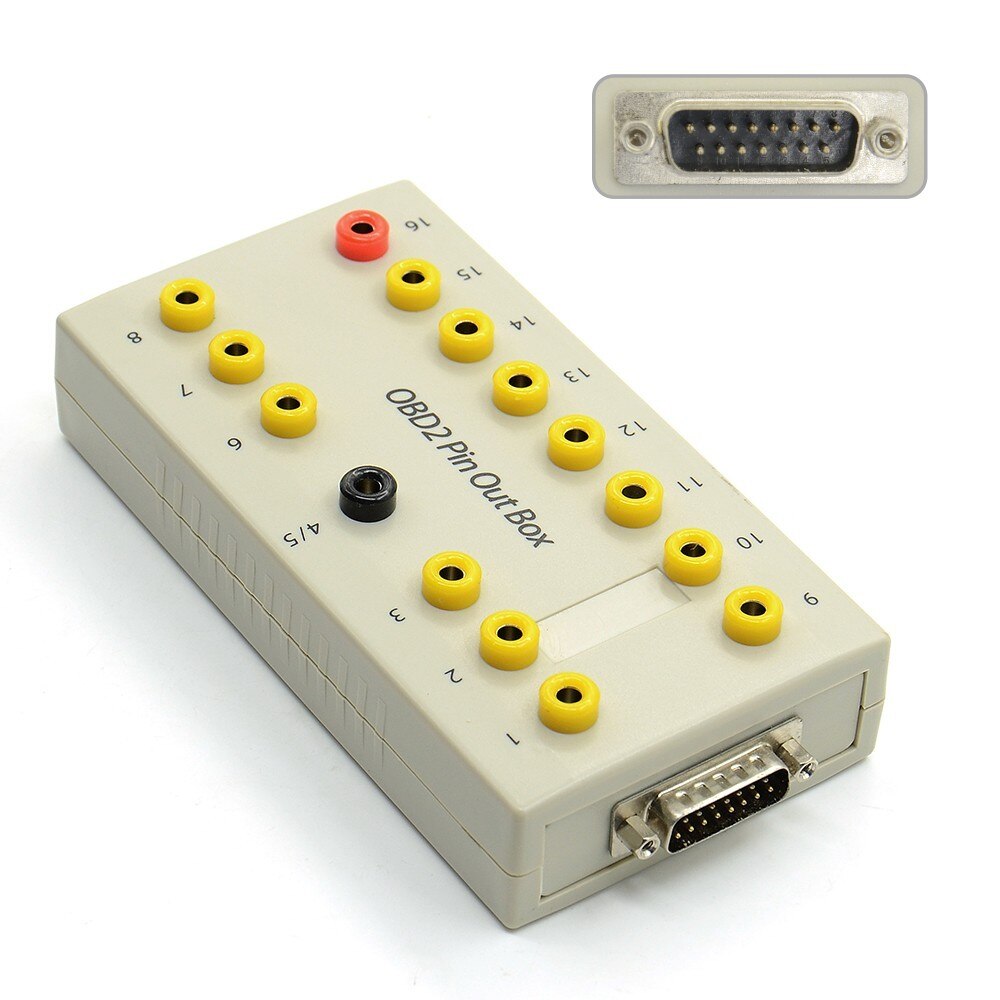 Obd2 Pin Out Box Breakout Box Tester Diagnostic Ob Grandado