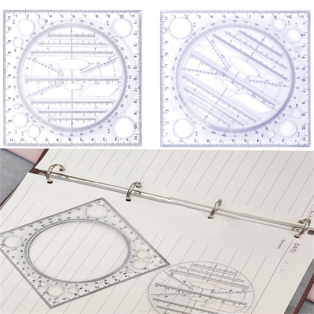 Multi-function Rotating Ruler DIY Crafts Construct... – Vicedeal