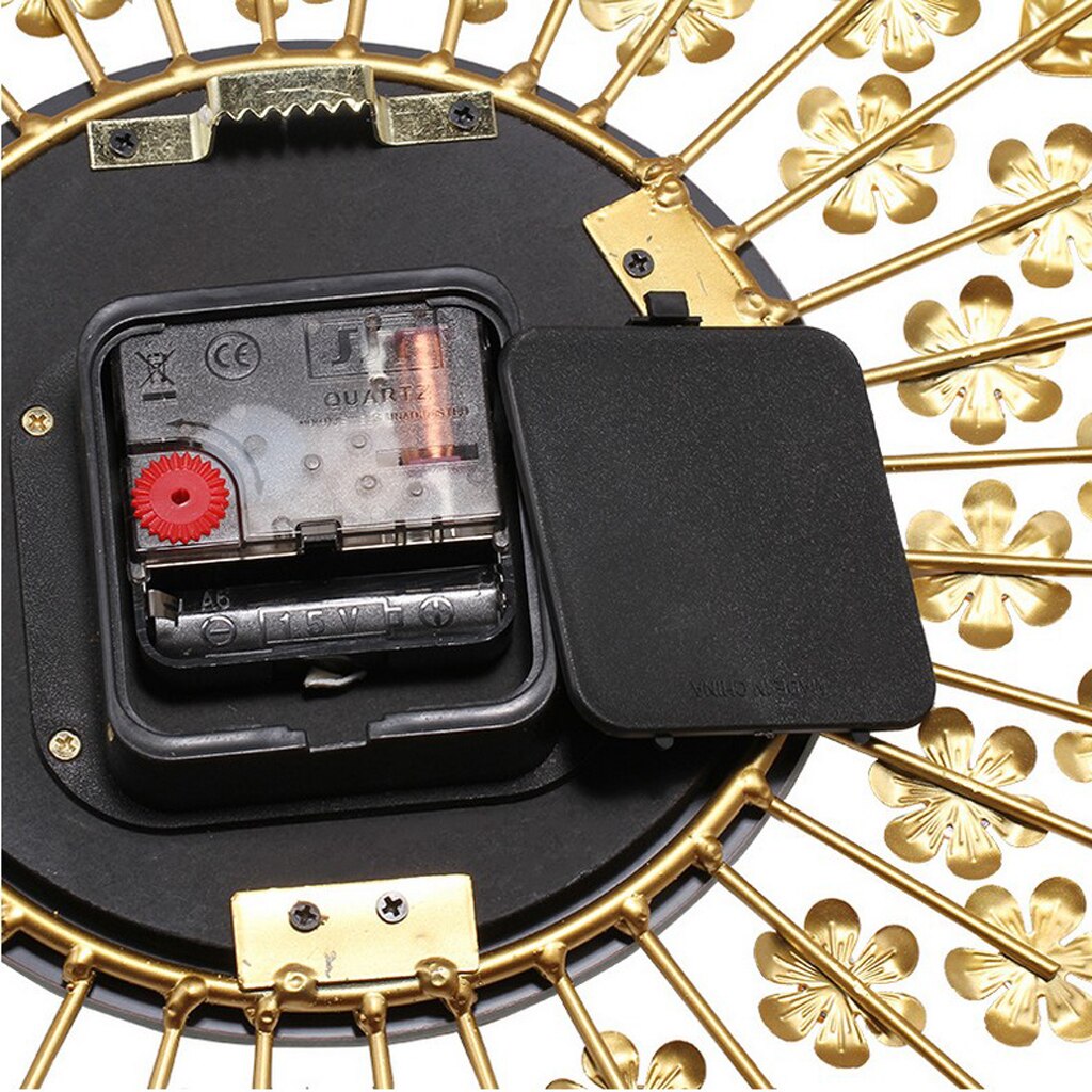 Large Wall Clock Peacock Crystal Diamond Clock Ind... – Grandado