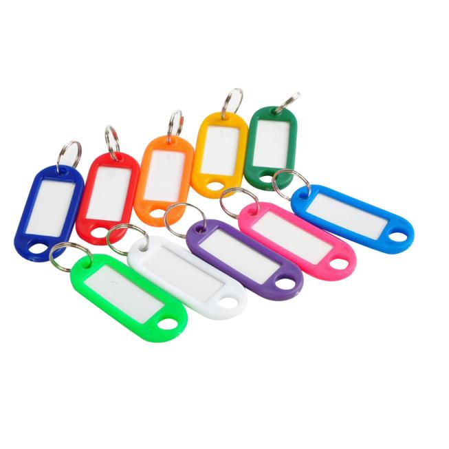 100 Pcs Plastic Key Tags Diverse Sleutelhangers Id... – Vicedeal
