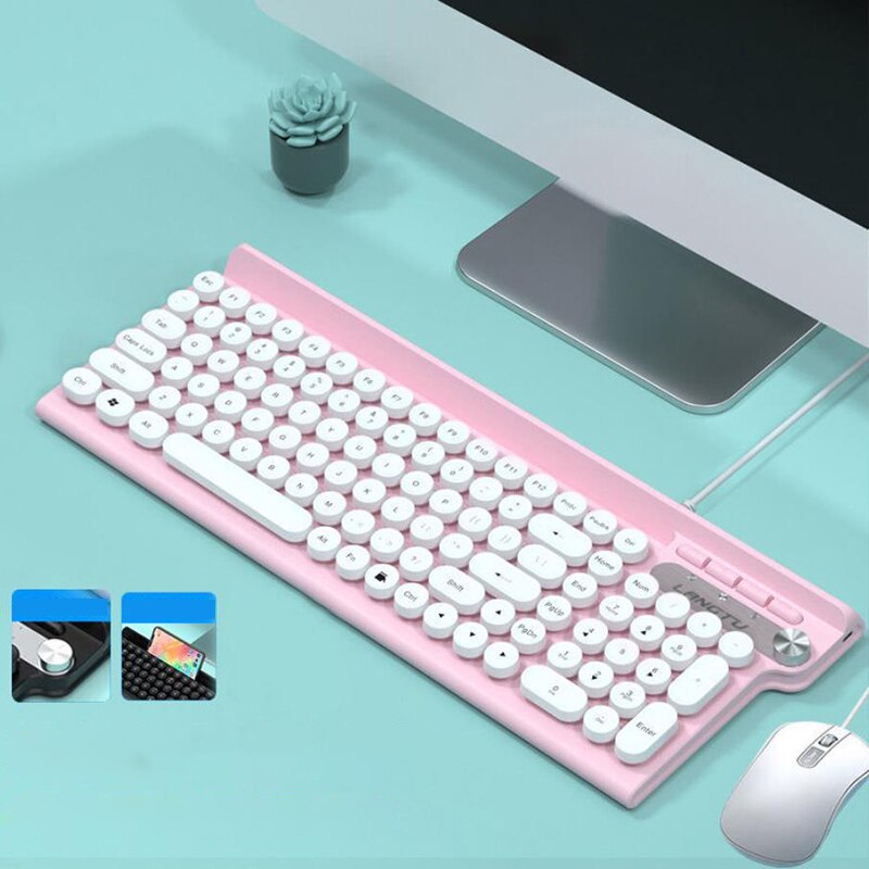 USB 104-key Gaming wired membrane keyboard and mou... – Vicedeal