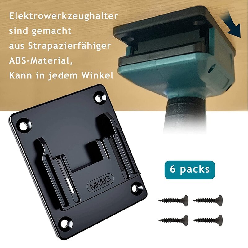 6Pc Electric Tool Holder Wall Mount Power Machine ... – Grandado