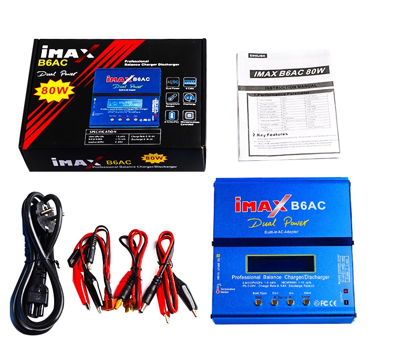 IMaxRC B6 AC B6AC 80W Lipo NiMH 3S/4S/5S RC Batter... – Vicedeal