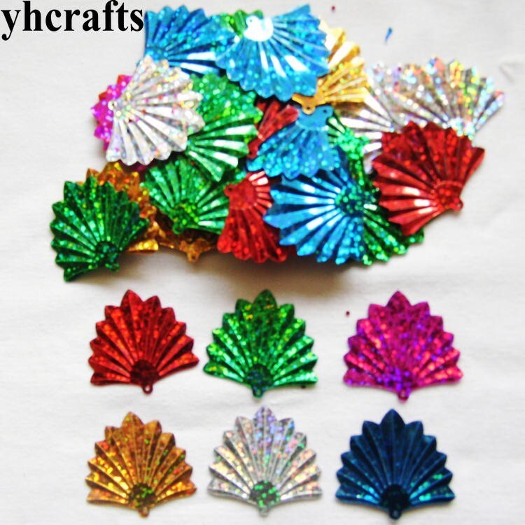 20gram/Lot 9x15mm mini leaf sequin Craft material ... – Grandado