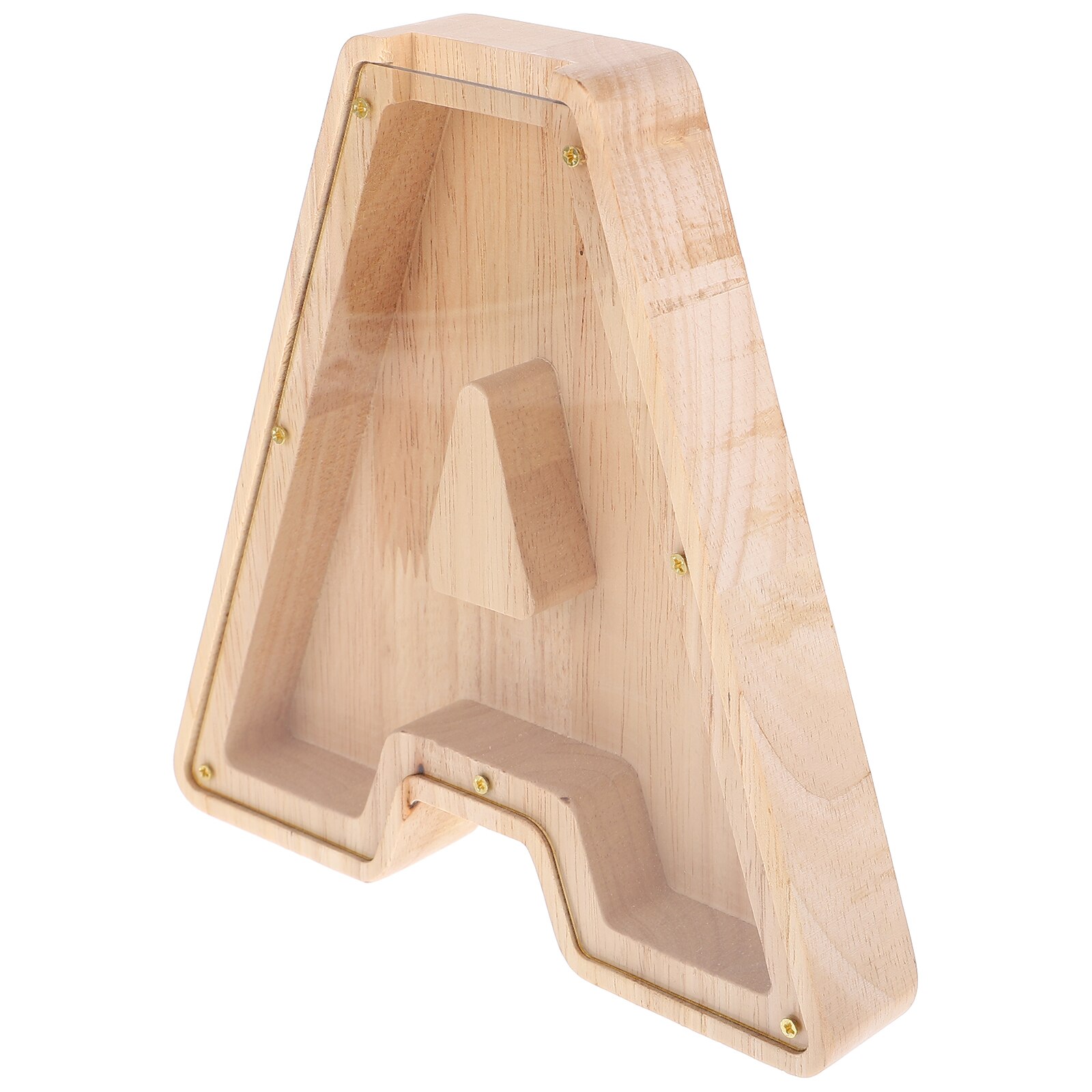 English Letter Saving Pot Wood Coin Bank Funny Let... – Vicedeal