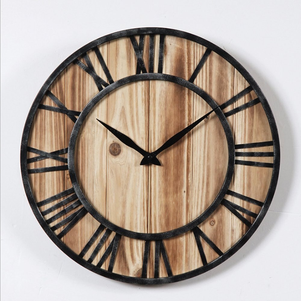 Farmhouse Rustic Barn Vintage Bronze Metal & Solid... – Grandado