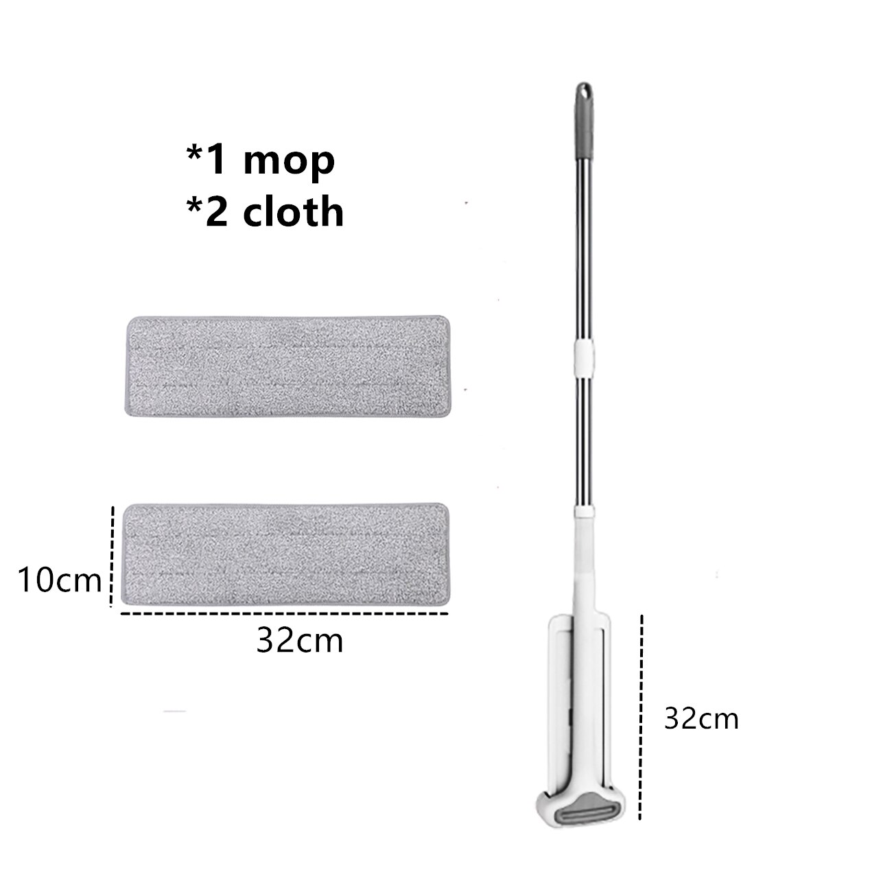 Magic Platte Squeeze Mop Handsfree Voor Wassen Hui... – Vicedeal