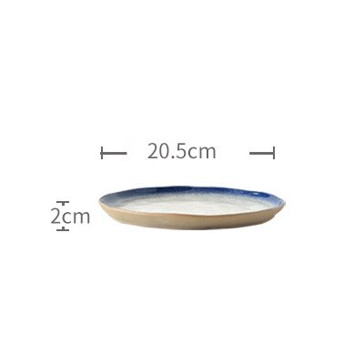 Gradient Plates Cup Bowl Food Dish Japanese Porcel... – Grandado