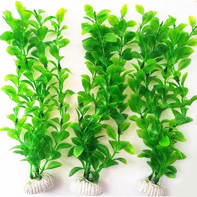 Live Fish Aquarium Green Artificial Water Plants M... – Vicedeal