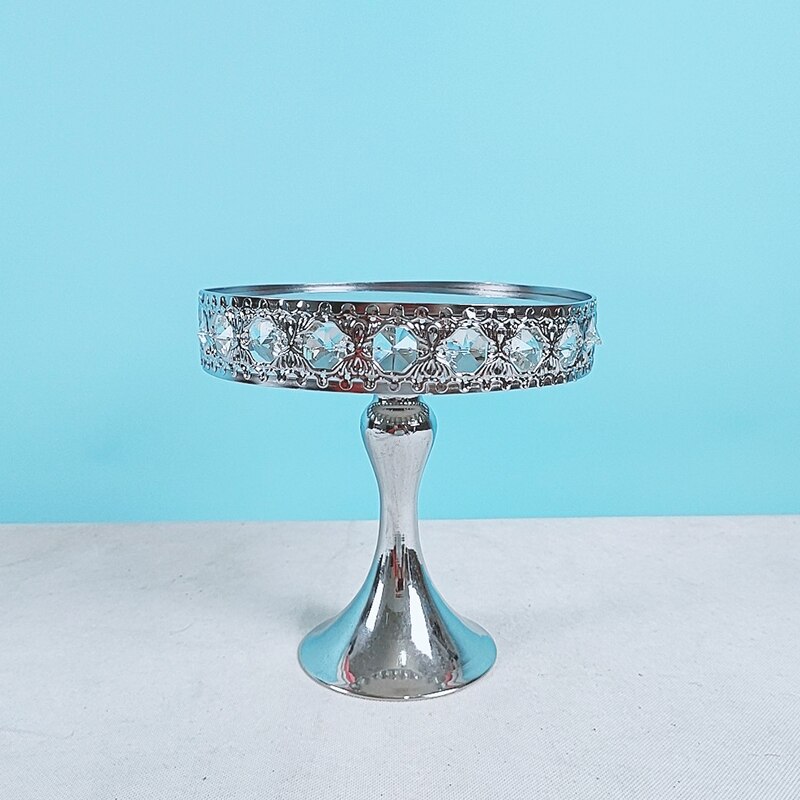 1pcs silver gold cake stand crystal Birthday part ... – Vicedeal
