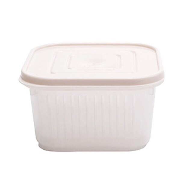 Square Dual-layer Airtight Fruit Food Storage Box ... – Grandado