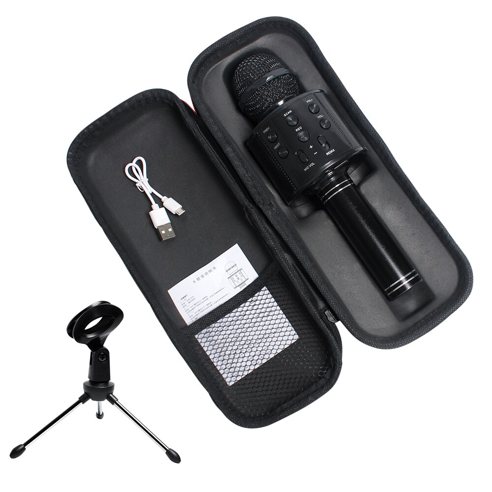 WS858 Microfoon Bluetooth Wireless Mikrofon Muziek... – Vicedeal