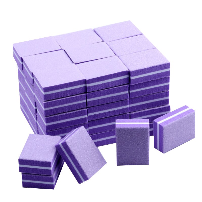 50Pcs/Packdouble Dubbelzijdige Mini Nail Buffer Bl... – Grandado