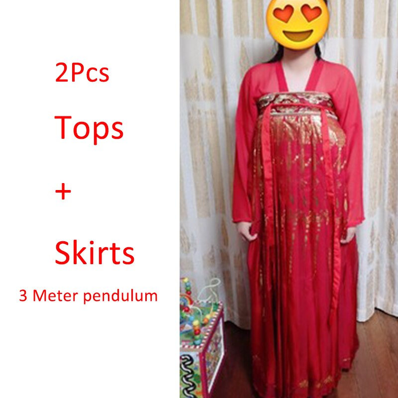 Women'S Red Hanfu Ancient Chinese Costume Traditio... – Grandado