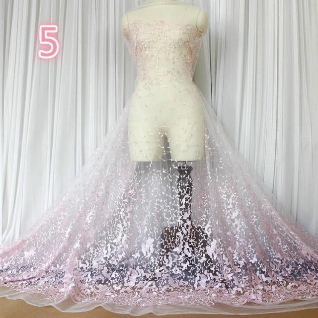 Lace Mesh Embroidery Sheer Fabric Voile Tulle Clot... – Vicedeal