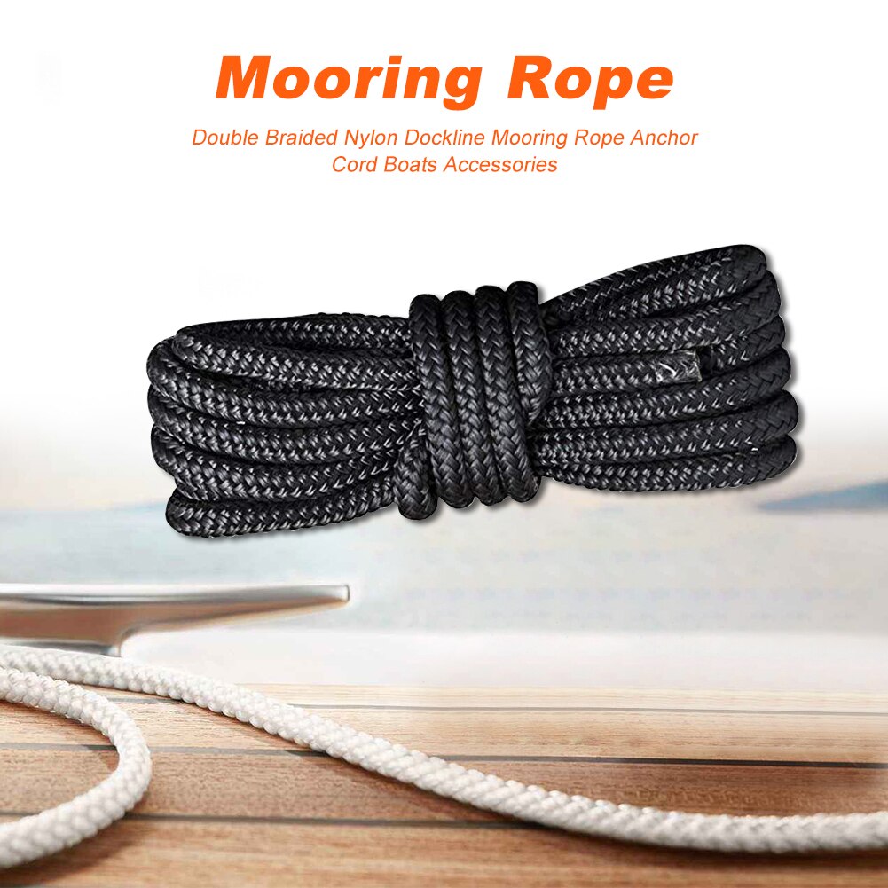 Mooring Marine Rope Double Braided Nylon Dockline ... – Grandado
