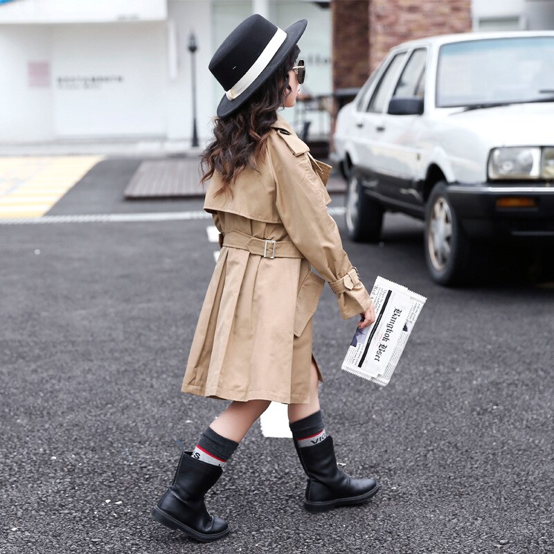 Teenage Trench Coats For Girls Windbreaker Autumn ... – Grandado