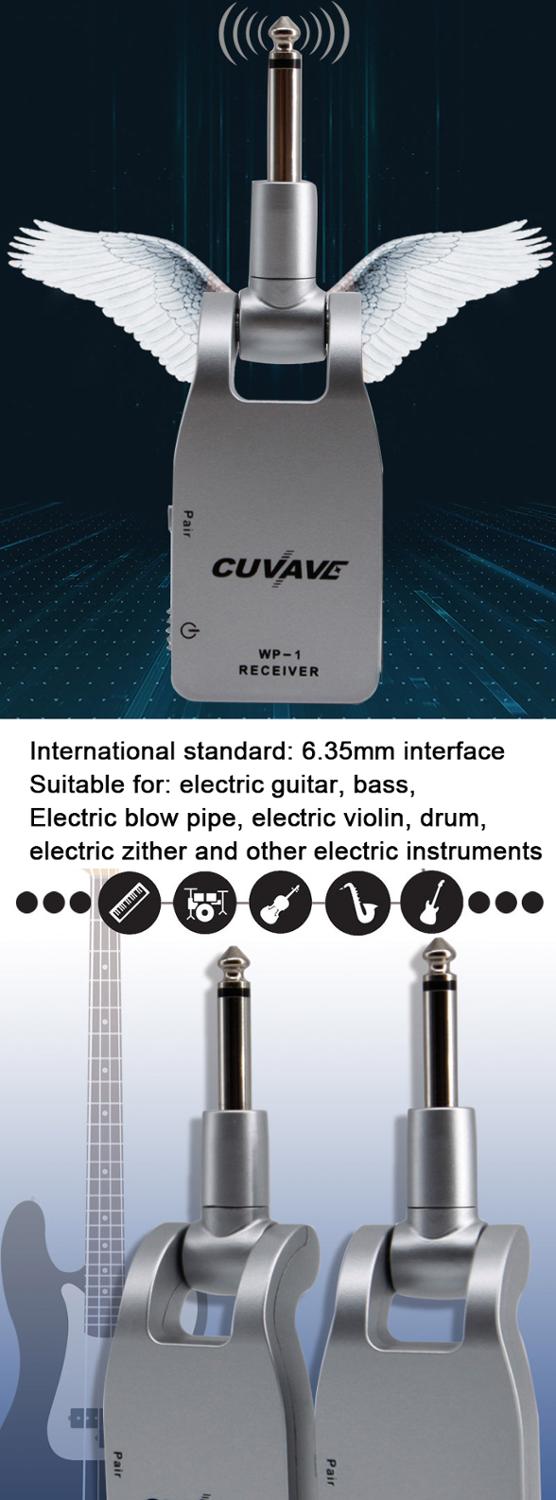 CUVAVE Wp-1 2.4GHZ Wireless Guitar System Transmit... – Grandado