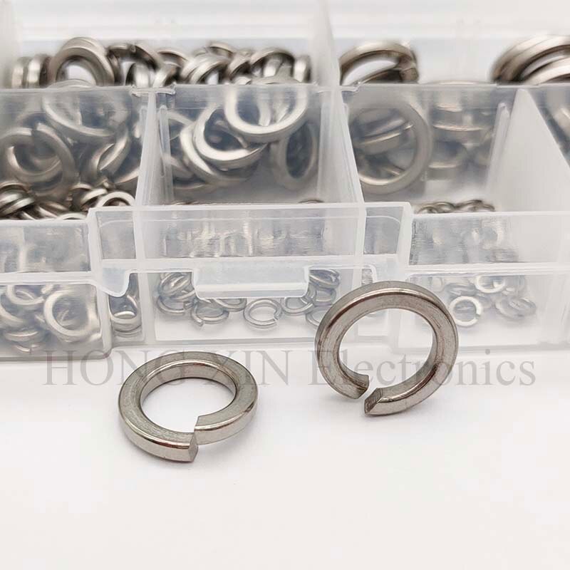 360pcs/set Stainless Steel Spring Washer Assortmen... – Grandado