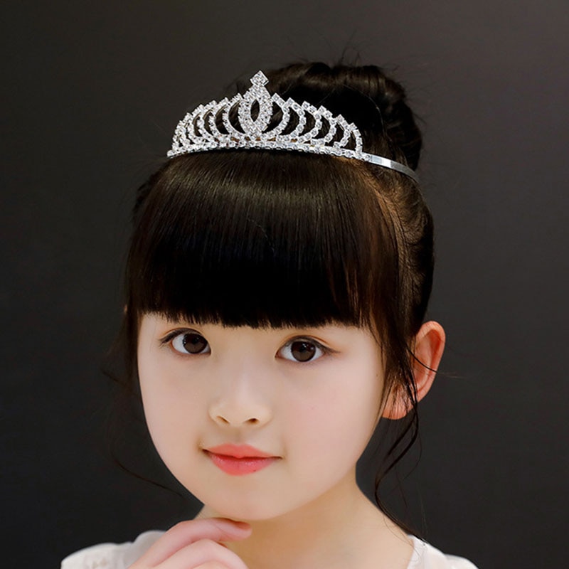 Corona de niña Tiaras para de cumpleaños, Tiaras p... – Grandado
