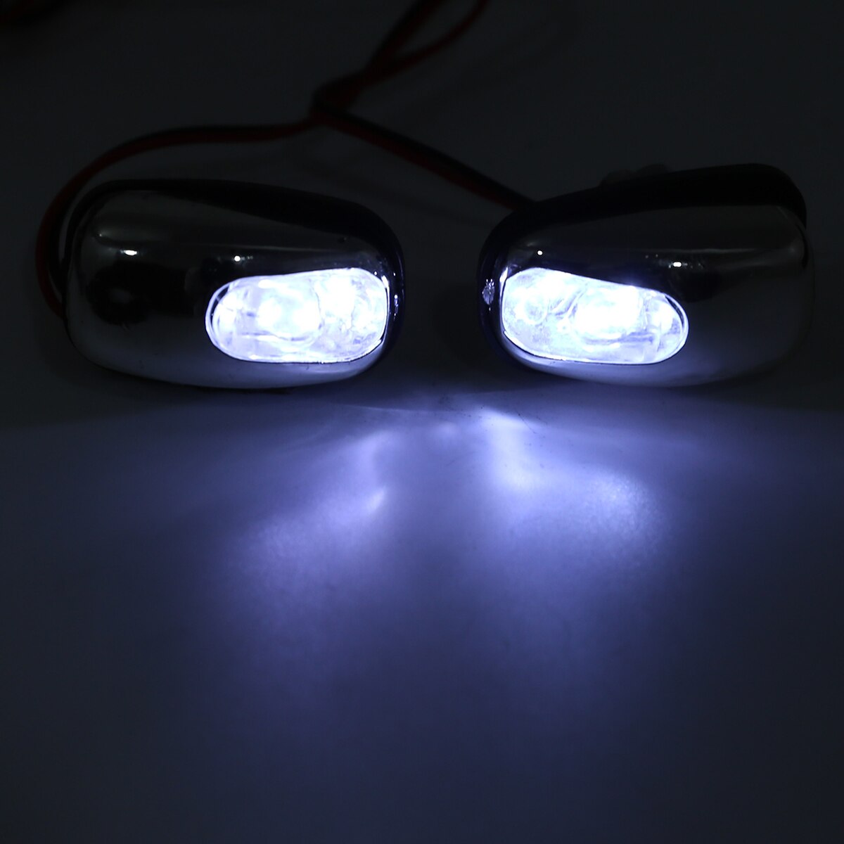 2 stuks 12V LED Auto Voorruit Sproeikop Ruitenwiss... – Grandado