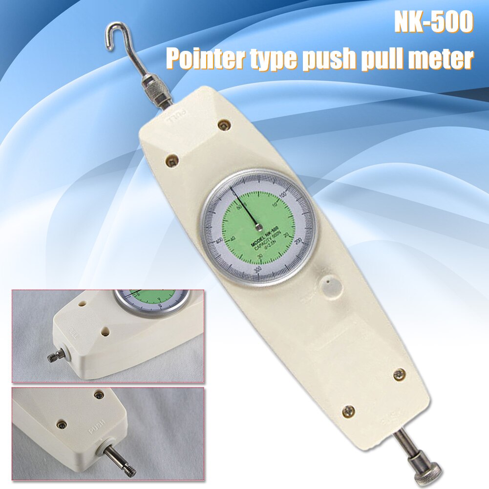 Force Gauge Mechanical Analog Push Pull Gauge Thru... – Grandado