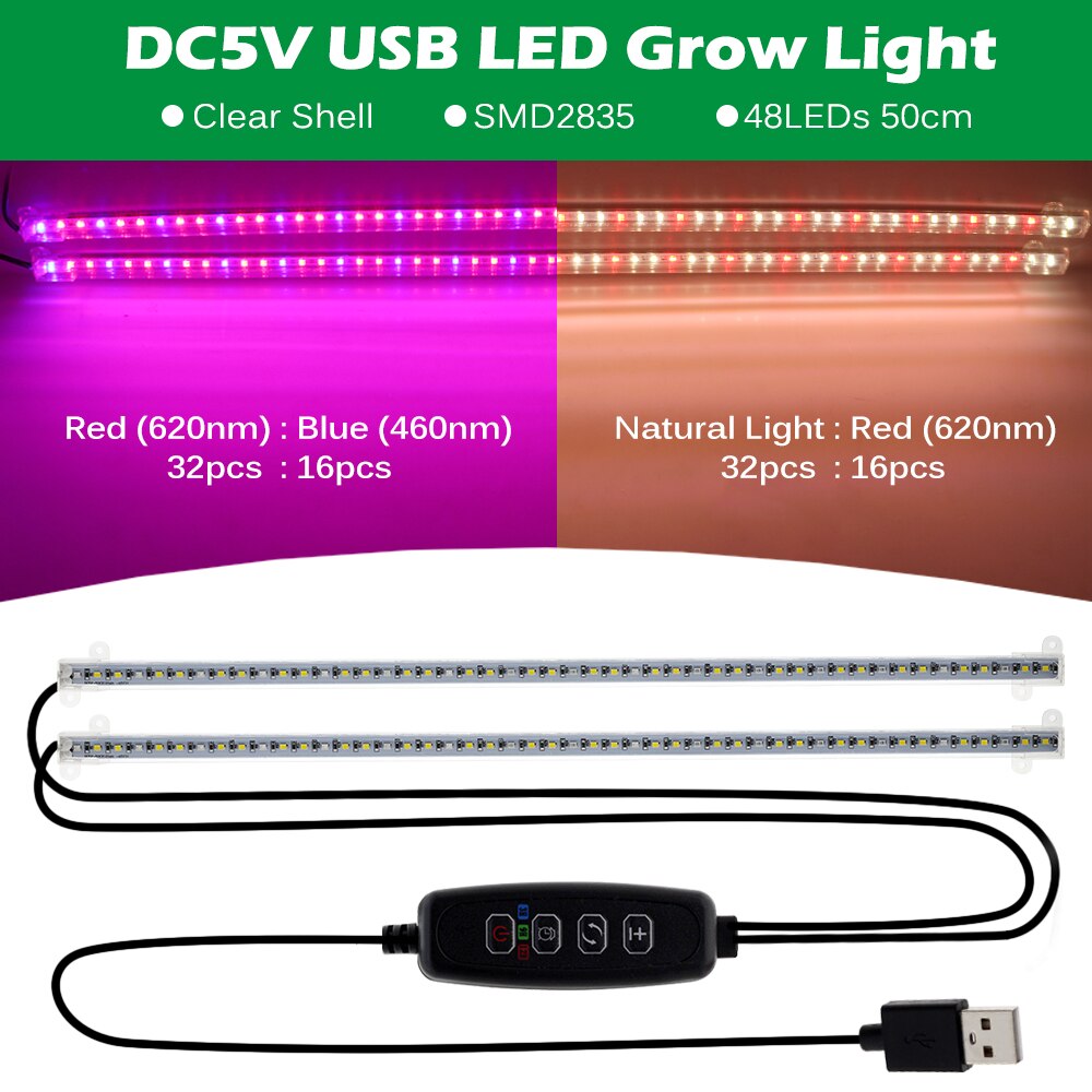 Dimbare Led Grow Light Volledige Spectrum Usb Indo... – Vicedeal