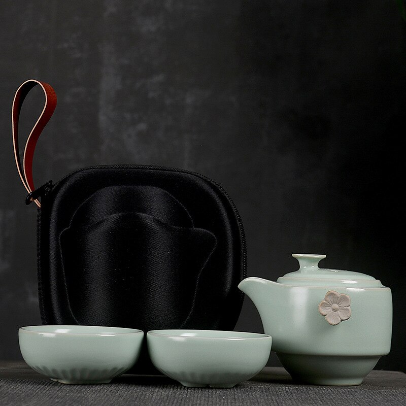 Chinese Ceramic Teacup Kung Fu Tea Cup Portable Po... – Vicedeal