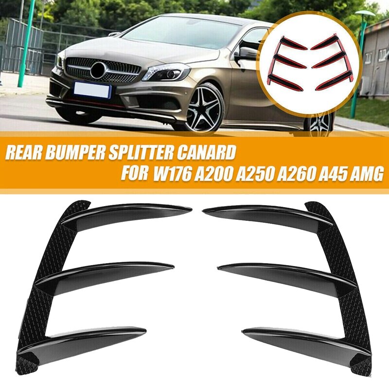 Car Rear Bumper Lip Spoiler Canards for Mercedes B... – Vicedeal
