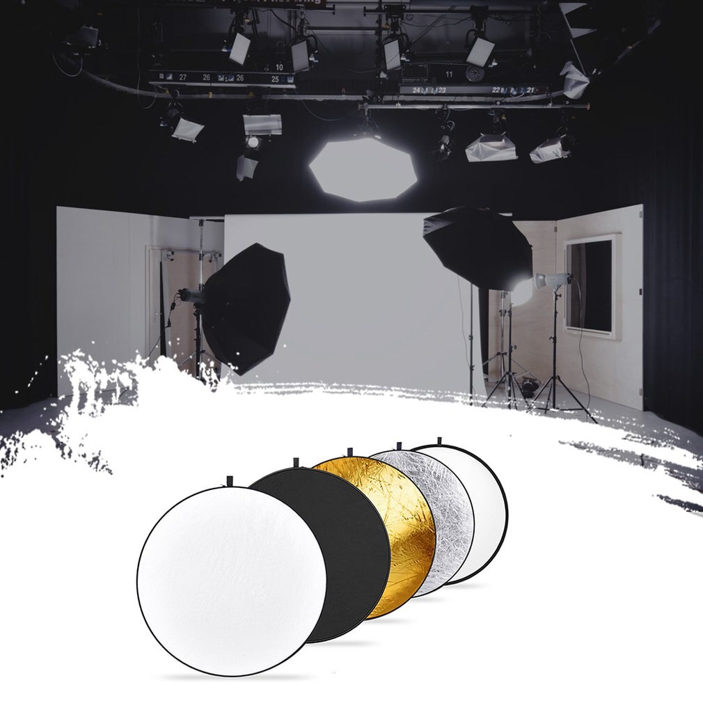 110cm 5 in 1 Round collapsible Reflector Photograp... – Grandado