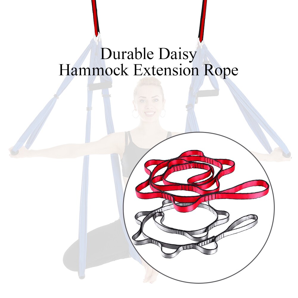 1.1m Yoga Daisy Rope Yoga Swing Hammock Extension ... – Grandado