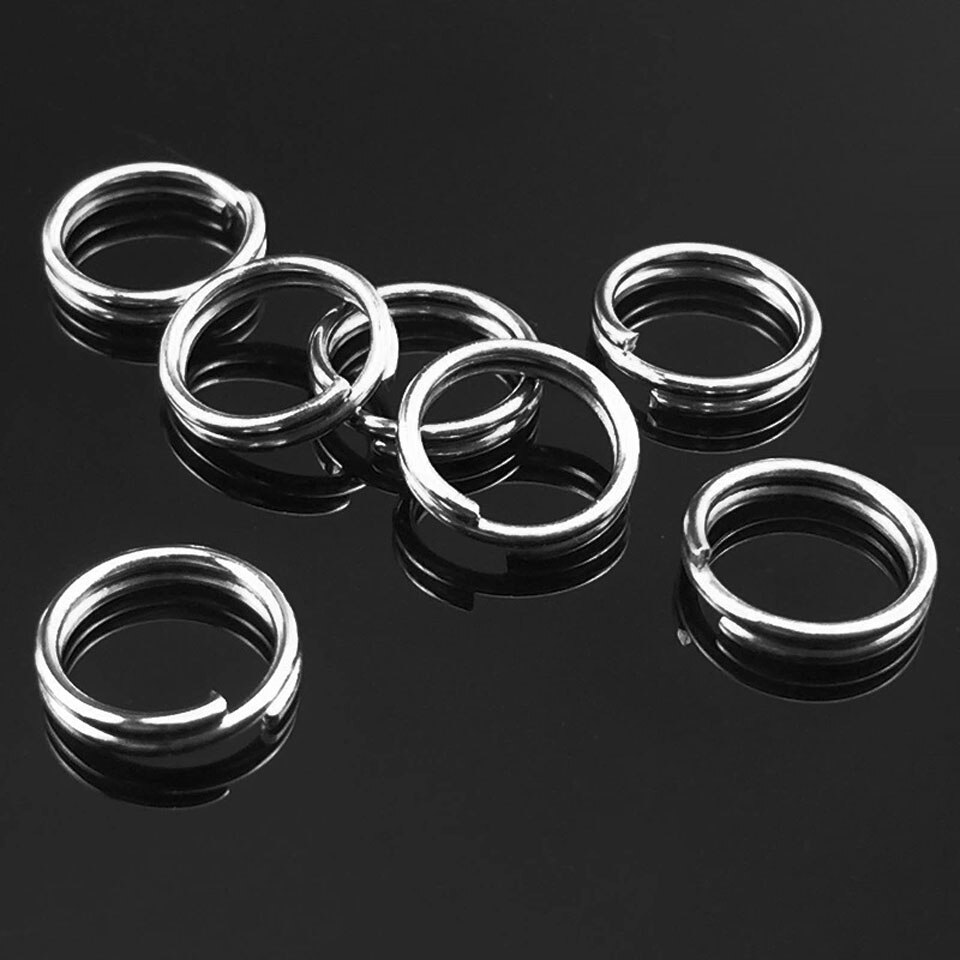 100 Stks/partij Rvs Split Ringen Vissen Accessoire... – Grandado