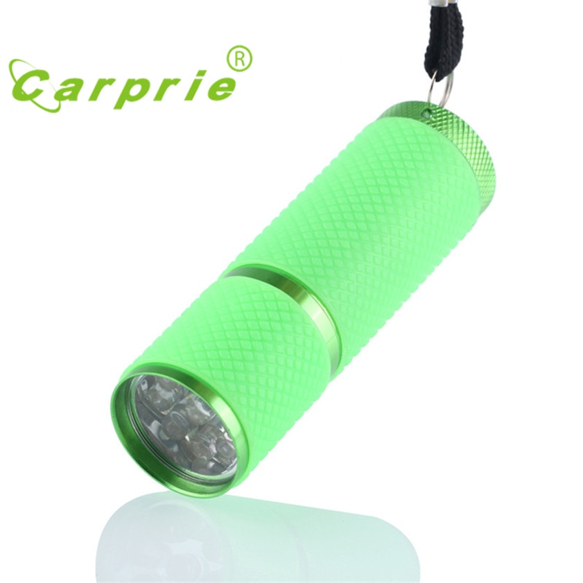 Super Mini Aluminum UV Ultra Violet 9 LED Flashlig... – Grandado