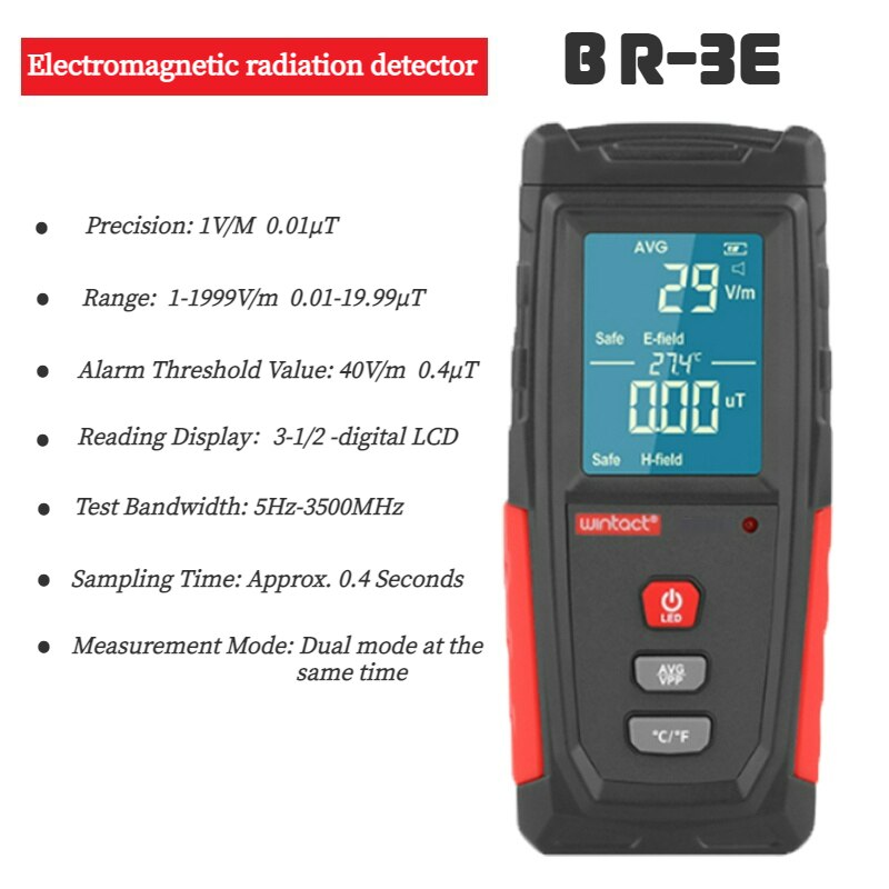 BR-9A Handheld Electromagnetic Radiation Detector ... – Vicedeal