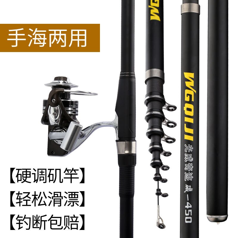 Power Telescopic Ocean Rock Fishing Rod 3.6m-6.3m ... – Vicedeal