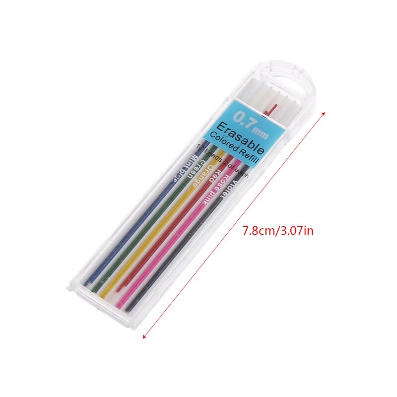 1 Box 0.7mm Colored Mechanical Pencil Refill Lead ... – Grandado