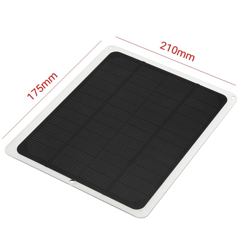 20W 12V Dual Output Solar Panel with Car Charger +... – Grandado