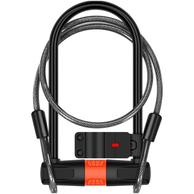 Bicycle U-Lock with Cable,Alloy Steel Cable Lock a... – Vicedeal
