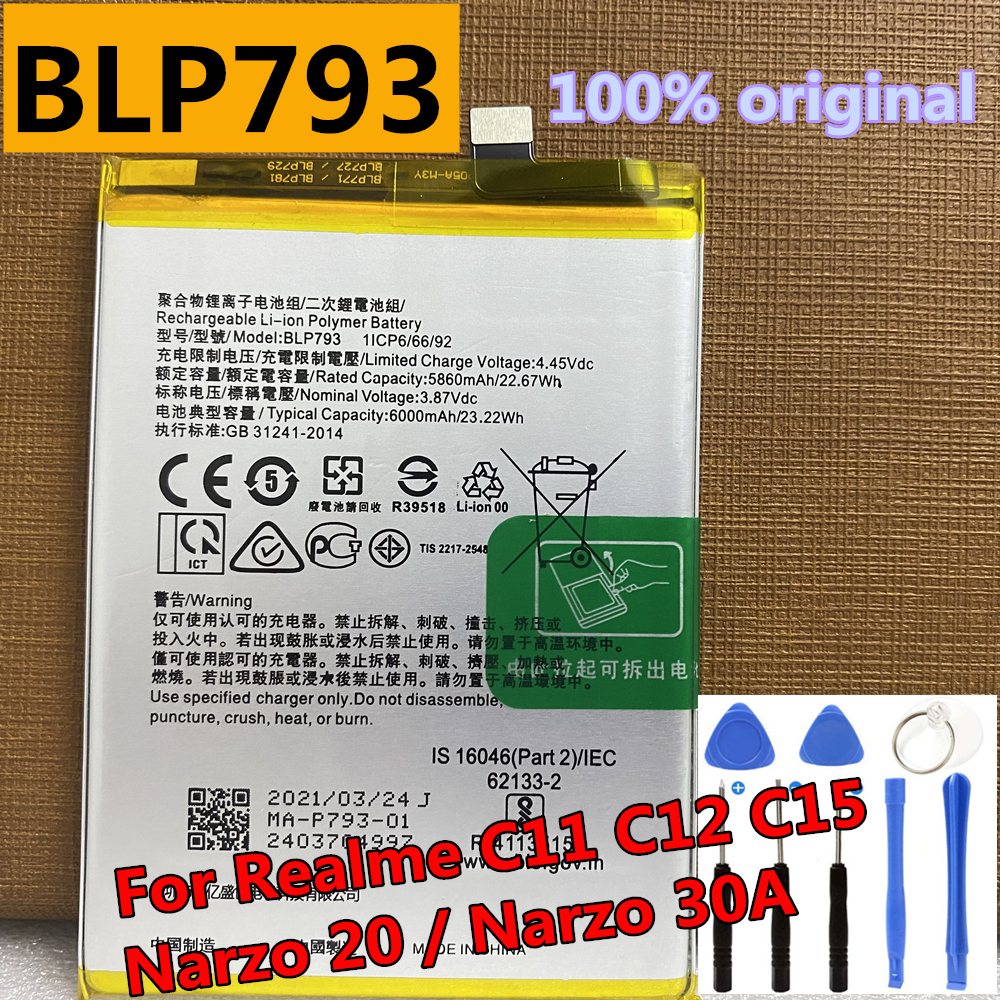 Originele BLP793 Batterij Voor Oppo Realme C11 C12... – Grandado