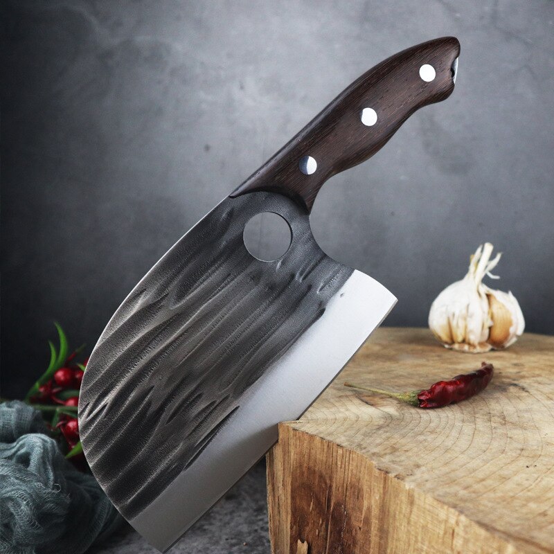 Stainless Steel Chef Knife Handmade Forged Sharp C... – Grandado Stainless Steel Chef Knife Handmade Forged Sharp C... – Grandado