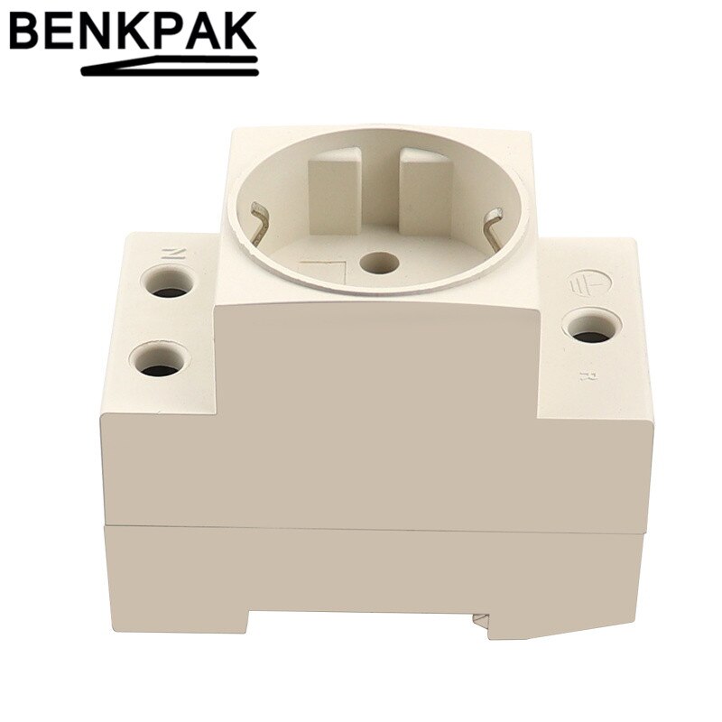 EU socket 35mm DIN Rail Mount AC Power ac30 Modula... – Grandado
