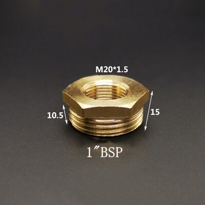 M10 M14 M20 Metric Male To Female Thread Brass Red... – Vicedeal