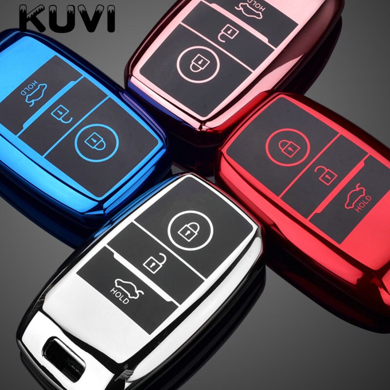 Soft TPU Car Remote Key Case Cover Shell For KIA R... – Vicedeal