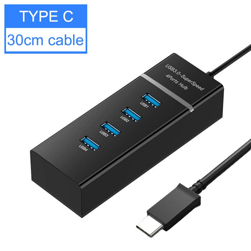 USB 3,0 HUB Multi 3,1 Typ C USB 4 Port Für MacBook... – Vicedeal