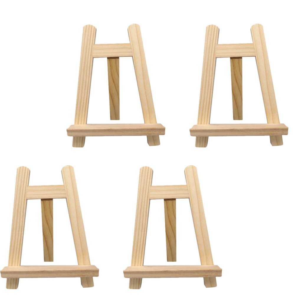 4Pcs Solid Wood Easels Calendar Display Rack Photo... – Grandado