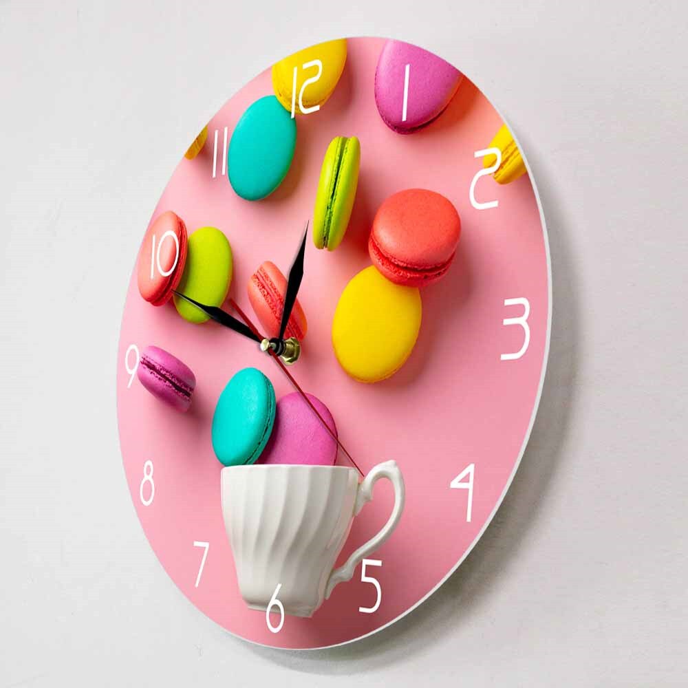 Colorful Macaron Dessert Printed Acrylic Wall Hang... – Grandado