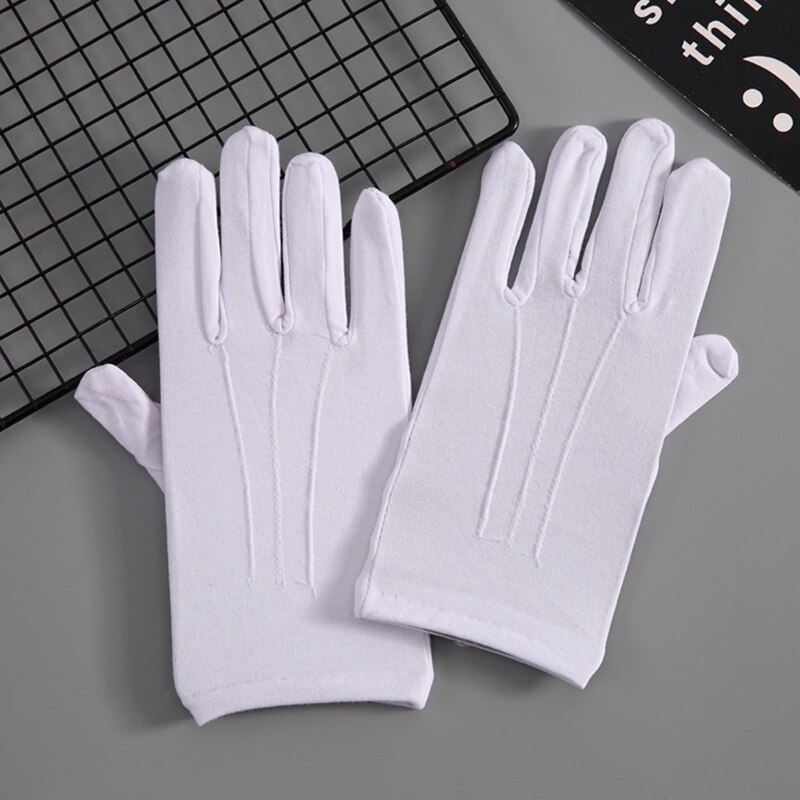 Black White Color Manner Short Gloves For Men Wome... – Grandado