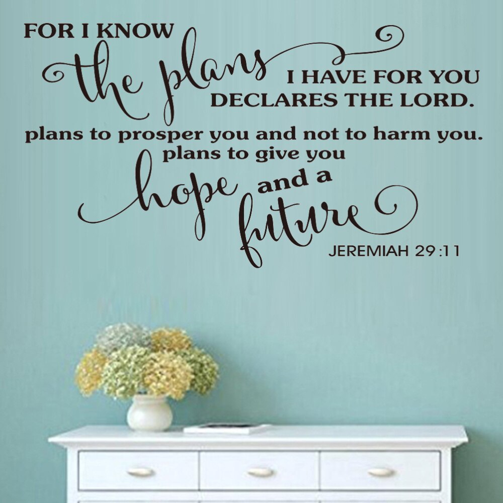 Jeremiah 29:11 Bible Verse for I Know The Plans I ... – Vicedeal